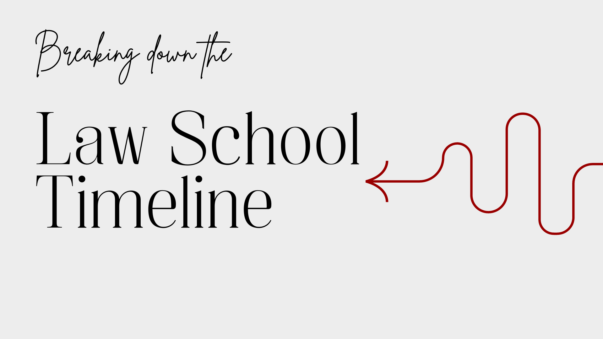 Pre-Law Timelines