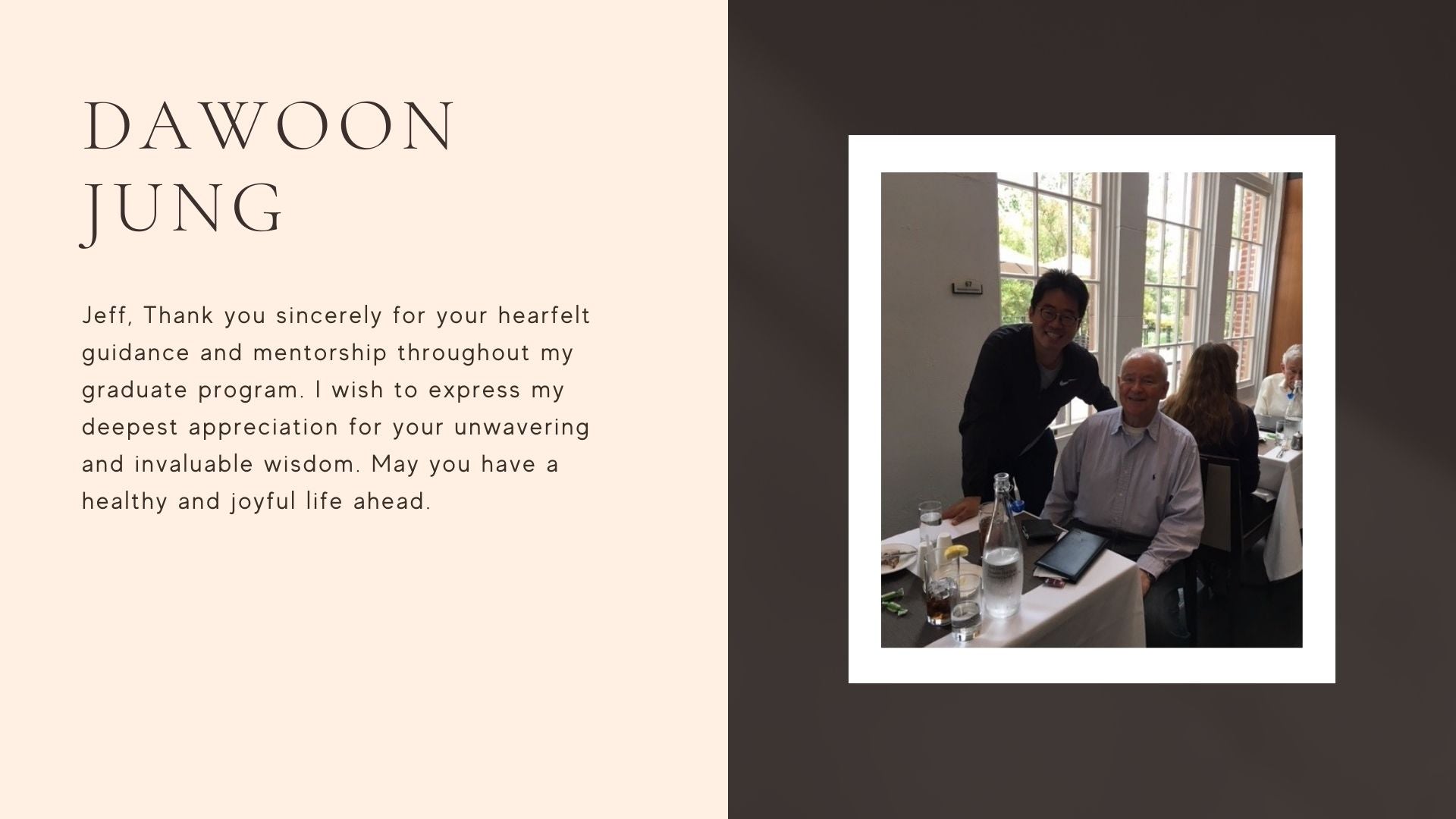 Professor Jeffrey Nugent Retires after 60 years of Advisorship ...