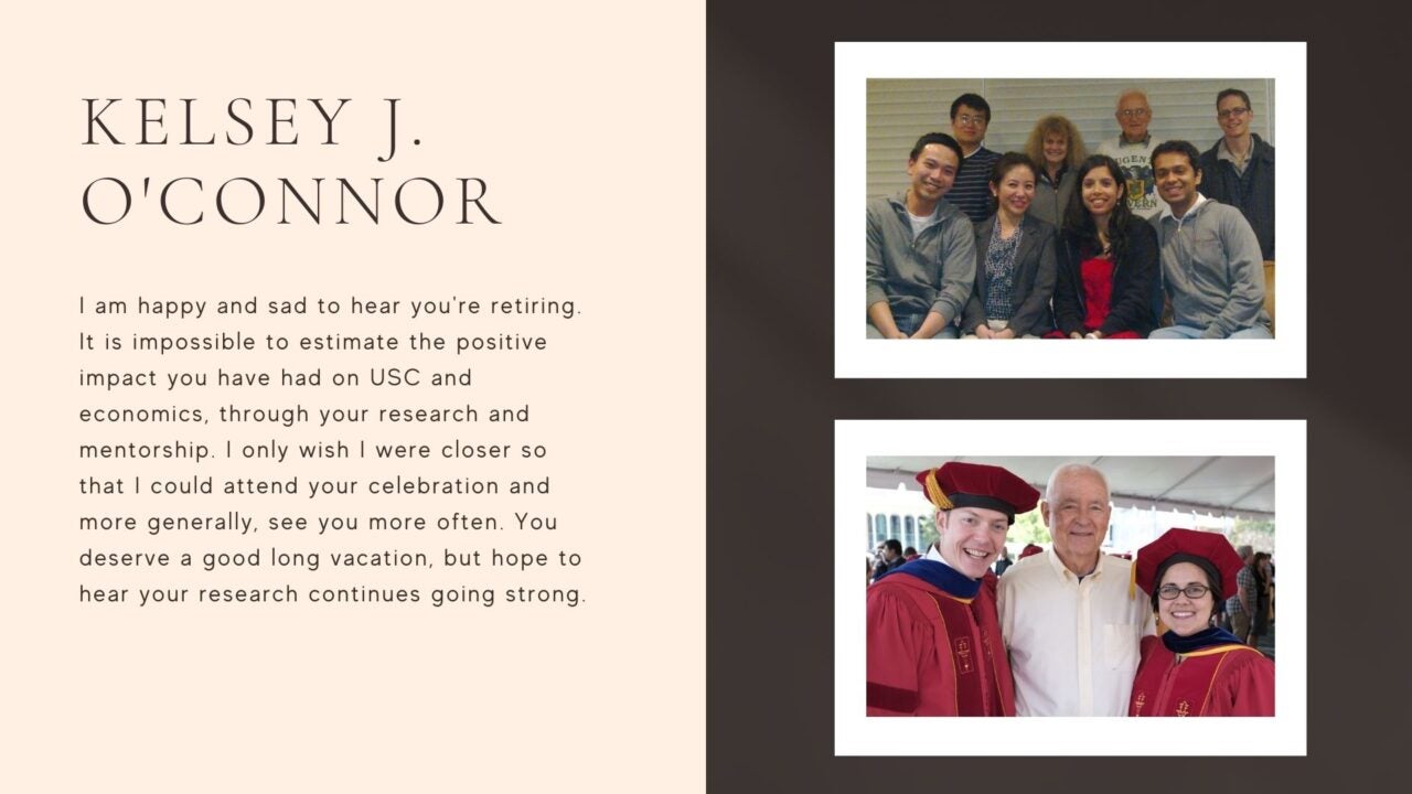 Professor Jeffrey Nugent Retires after 60 years of Advisorship ...