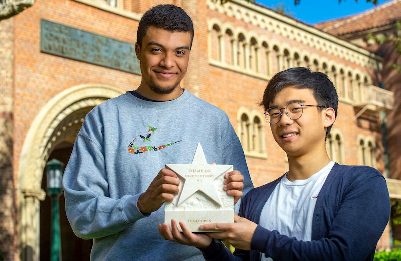 Debate team makes it through Zoom era to win USC’s biggest title in 30 ...